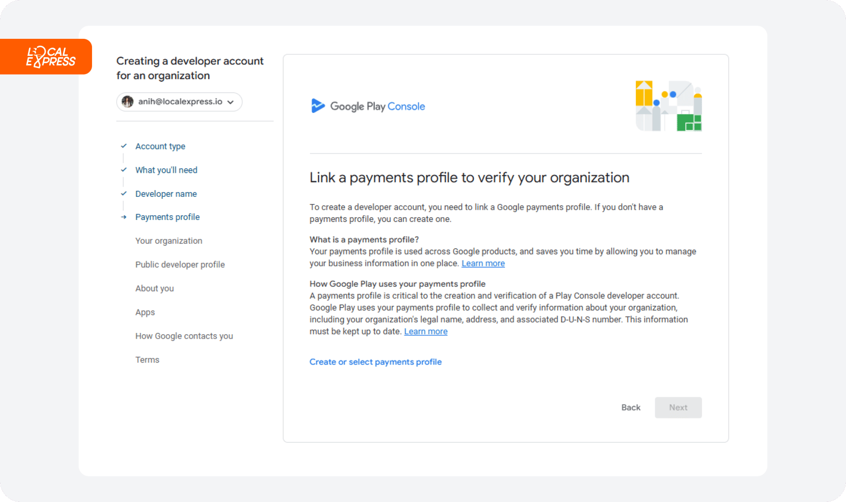 Set Up a Google Play Developer Account