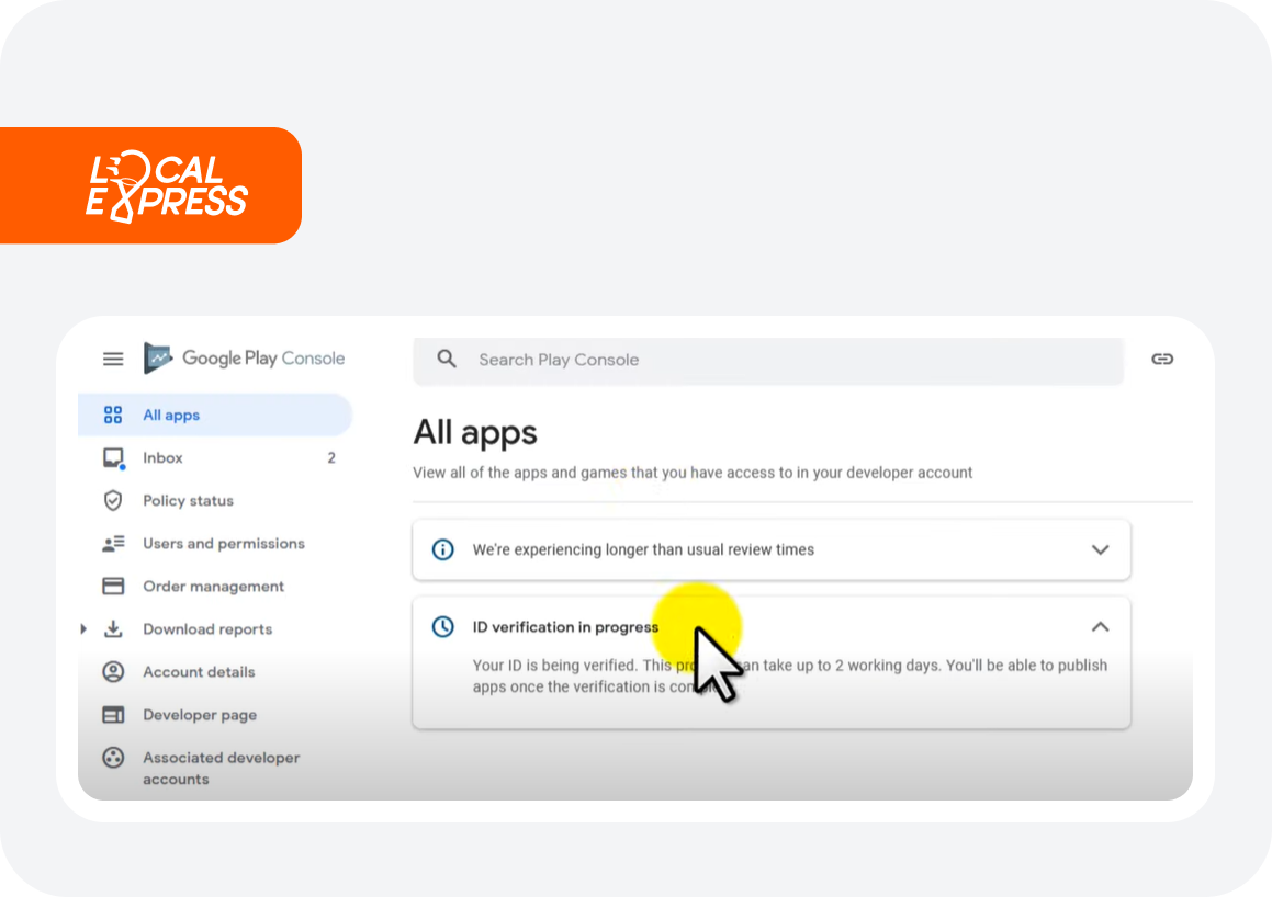 Google Play ID Verification