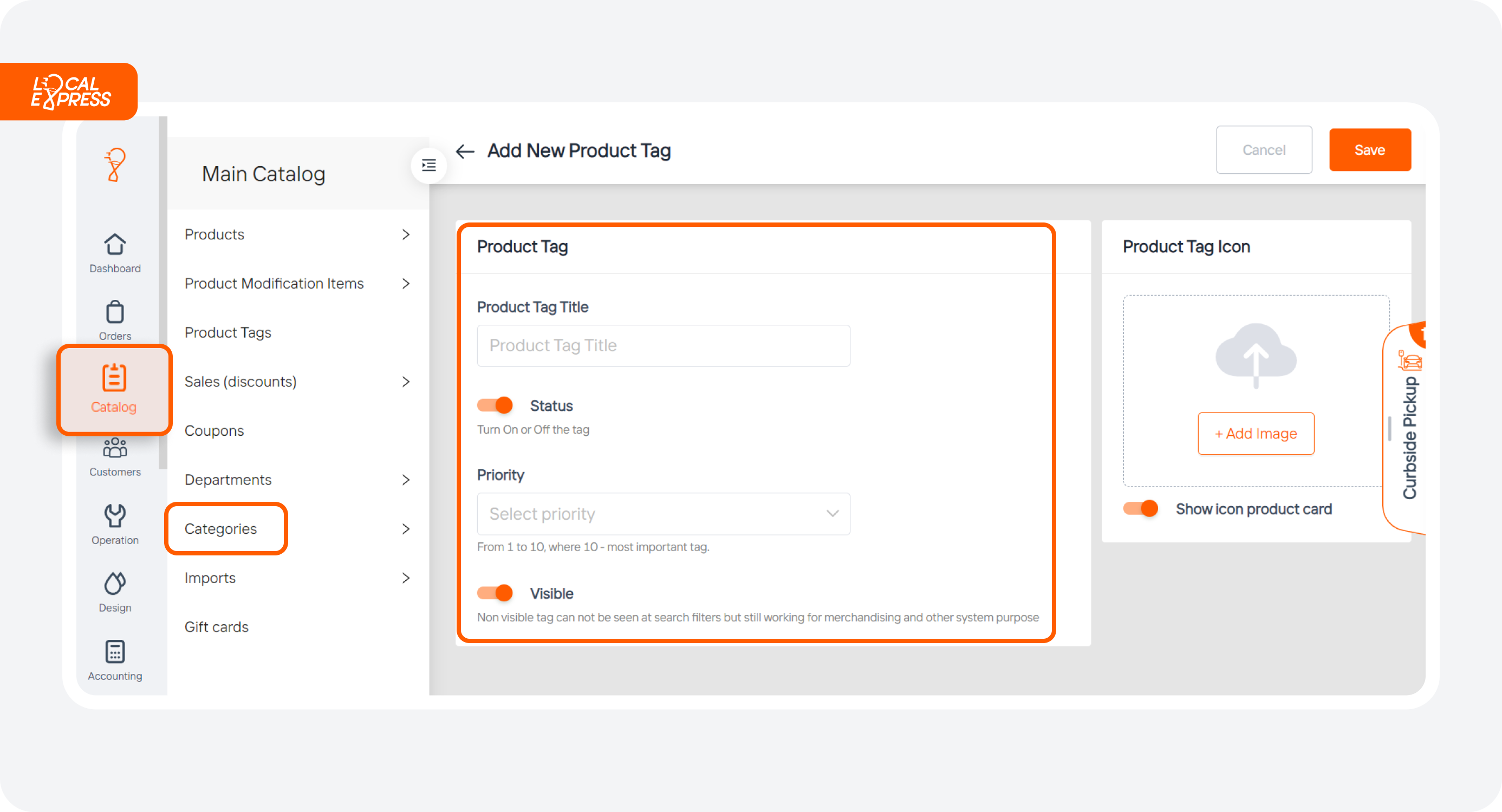 Create a New Product Tag