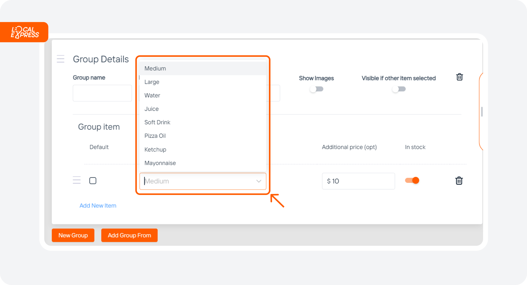 Create a Product Modification